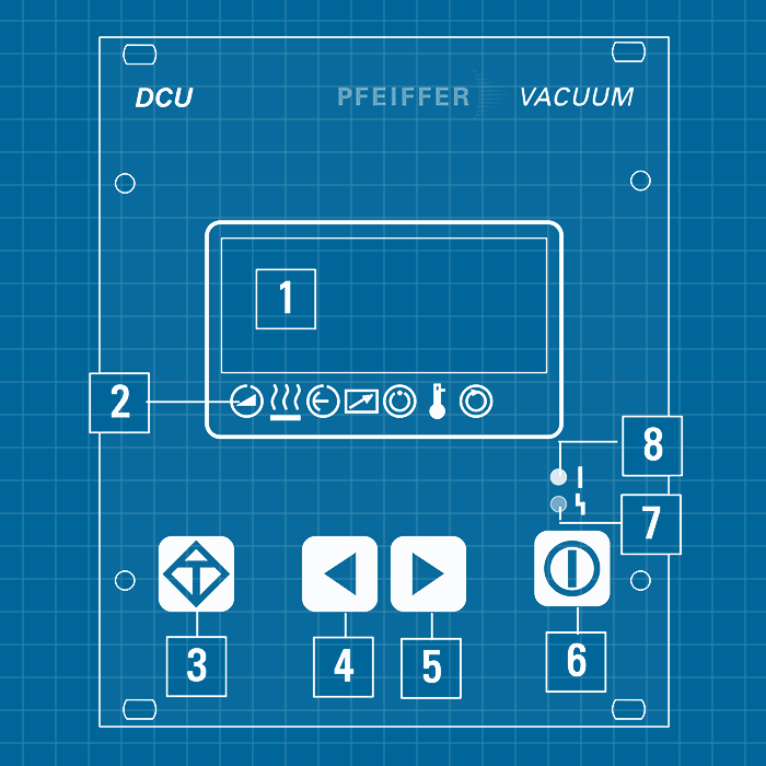 Pfeiffer Vacuum DCU Turbomolecular Pump Controller - REPAIR SERVICE