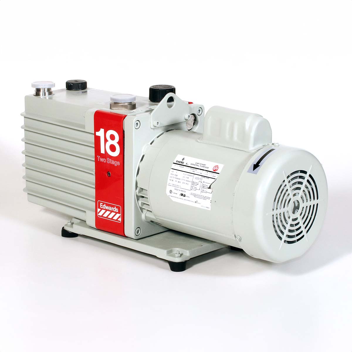 Edwards E2M18 Two Stage Rotary Vane Vacuum Pump - REBUILT