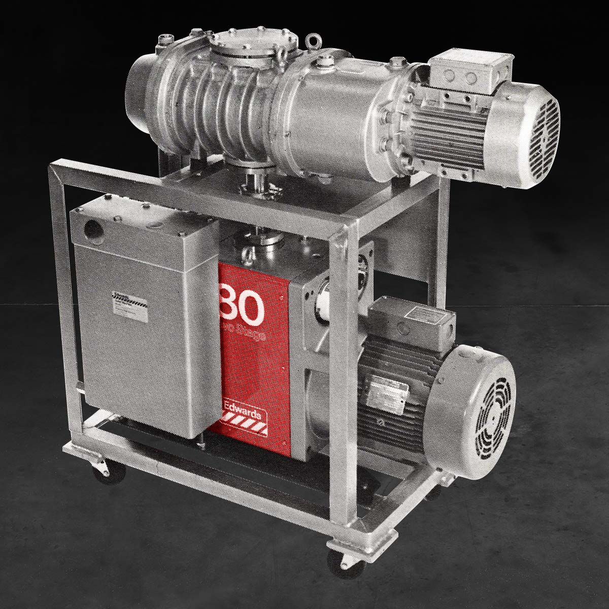 Edwards E2M80 / EH500 Vacuum Blower System - REBUILT