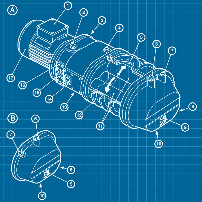 Edwards E2M275 / EH2600 Vacuum Blower System - REPAIR SERVICE