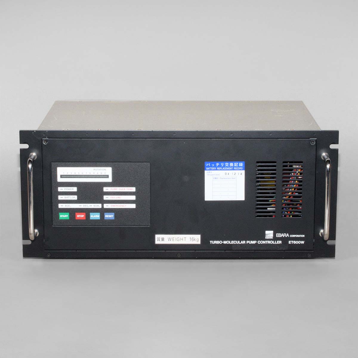 EBARA ET 600 W Turbomolecular Vacuum Pump Controller