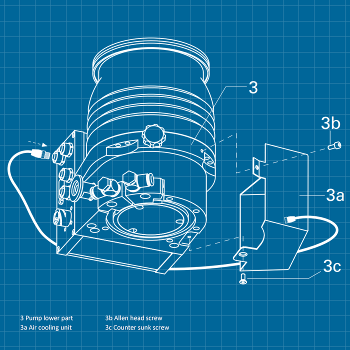 Pfeiffer Vacuum SplitFlow 300 Plus Turbomolecular Pump - REPAIR SERVICE