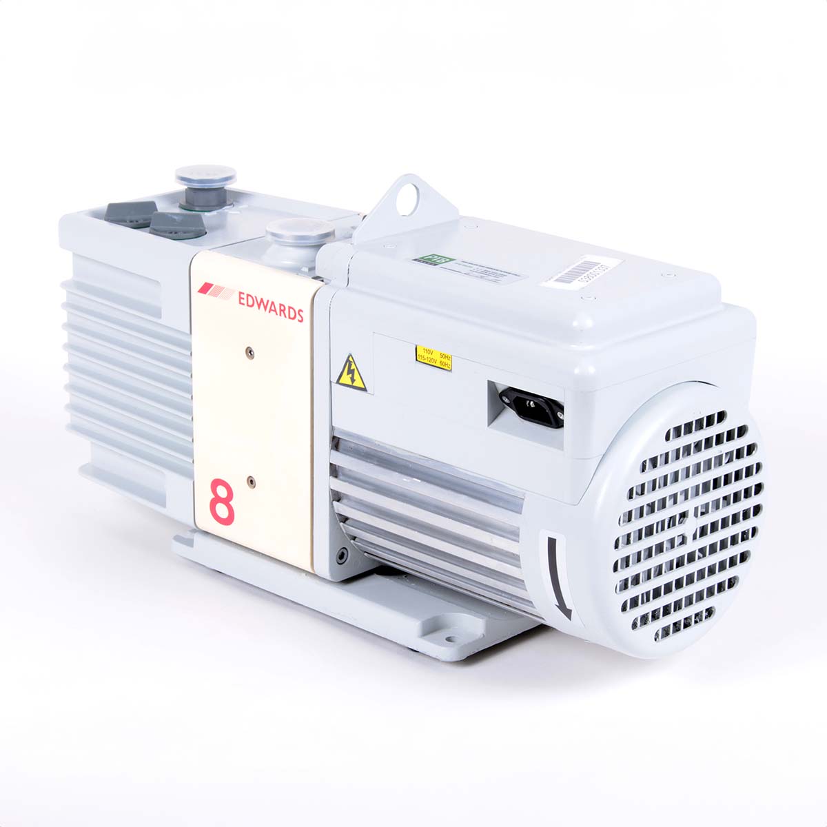 Edwards RV8 Two Stage Rotary Vane Vacuum Pump - REBUILT