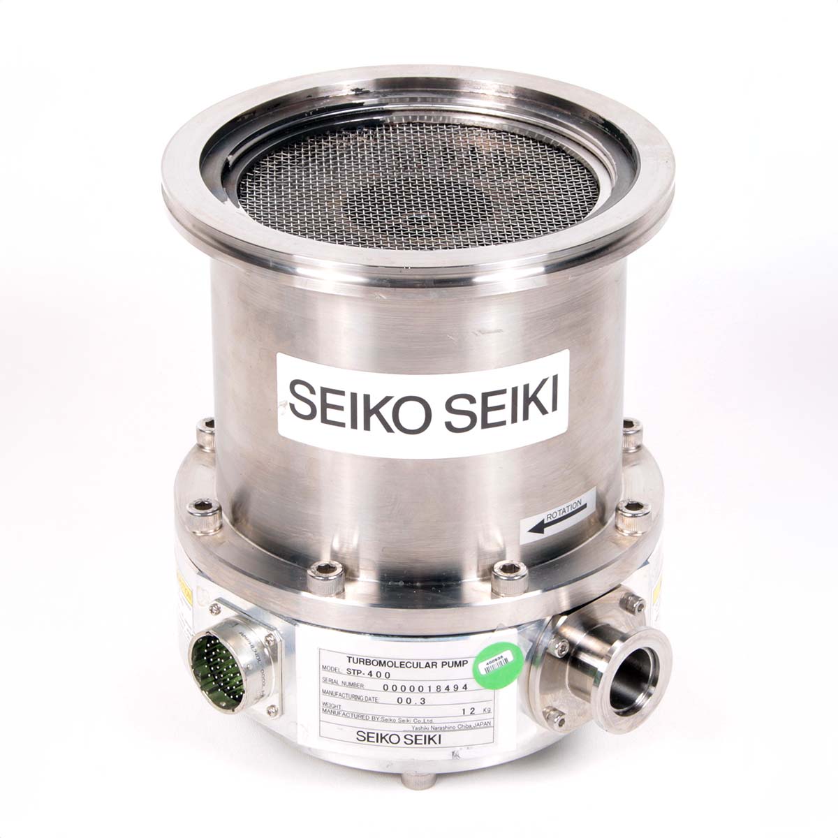 Edwards Seiko Seiki STP-400 Turbomolecular Vacuum Pump - REBUILT
