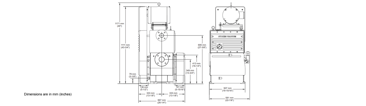 Edwards Stokes 212J Microvac Rotary Piston Vacuum Pump - REBUILT