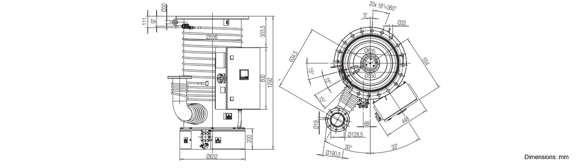 Leybold DIJ 630 High Vacuum Diffusion Pump - NEW