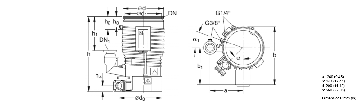 Leybold DIP 3.000 High Vacuum Diffusion Pump - NEW