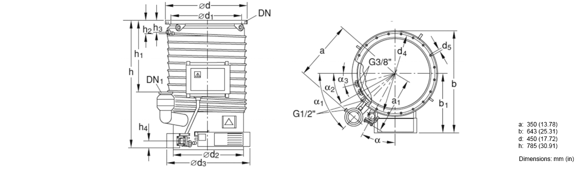 Leybold DIP 8.000 High Vacuum Diffusion Pump - NEW